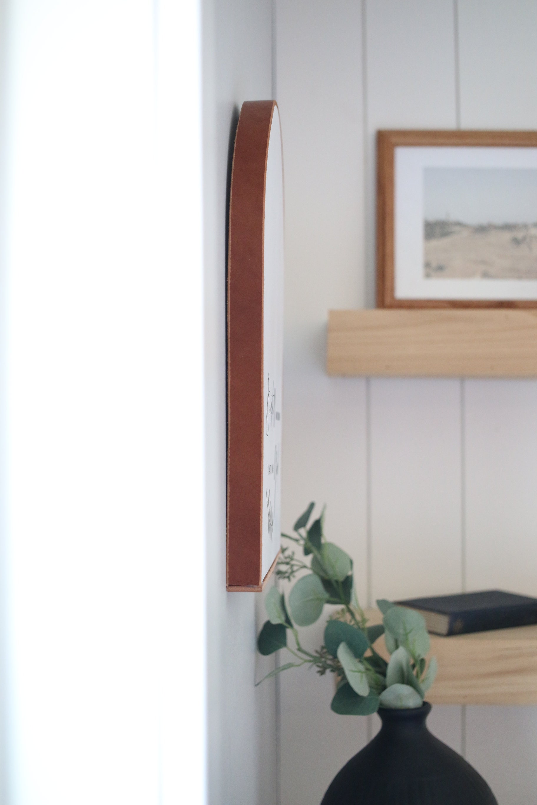 Be Still and Know That I Am God Arch Sign Tan Leather - Etsy