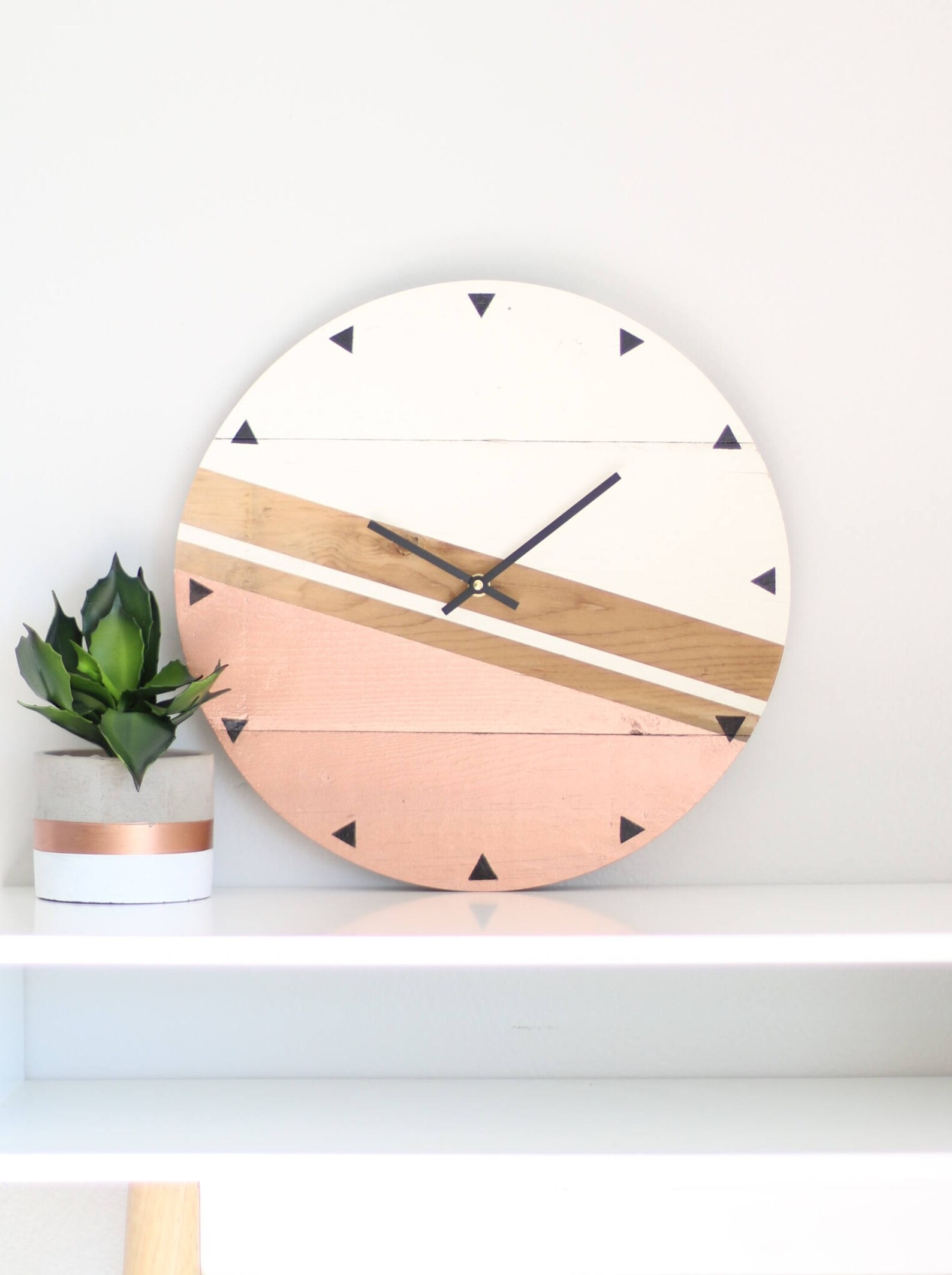 15 Paisley in Copper Wall Clock Copper Decor Wall | Etsy