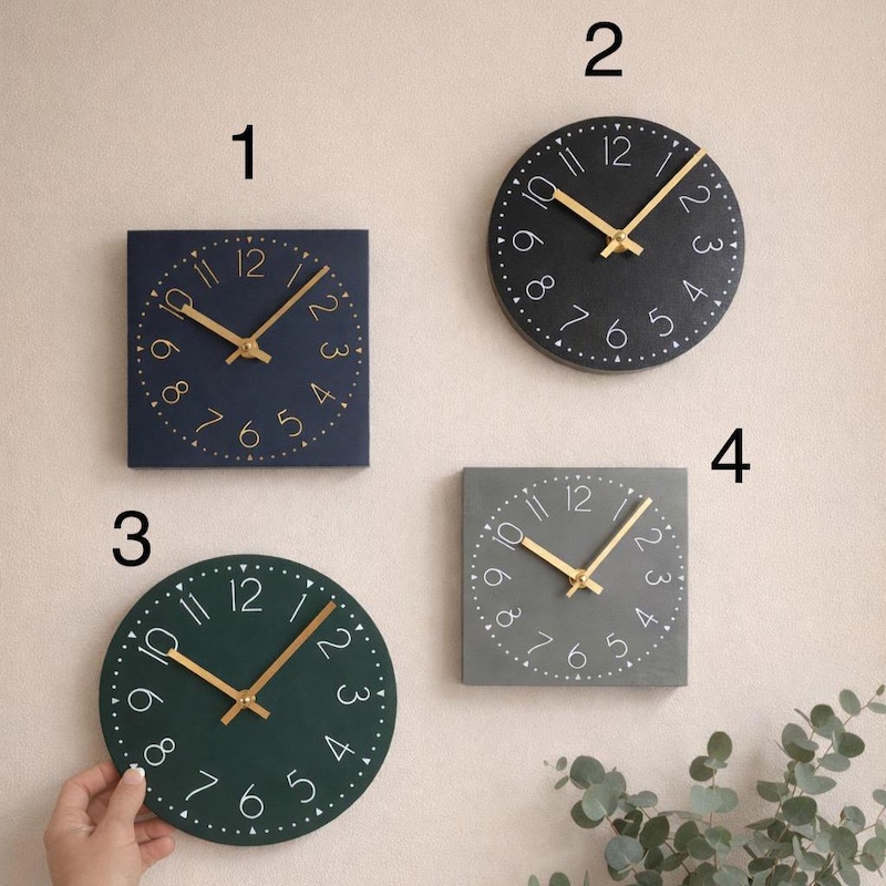30 in Square Wall Clock - Etsy