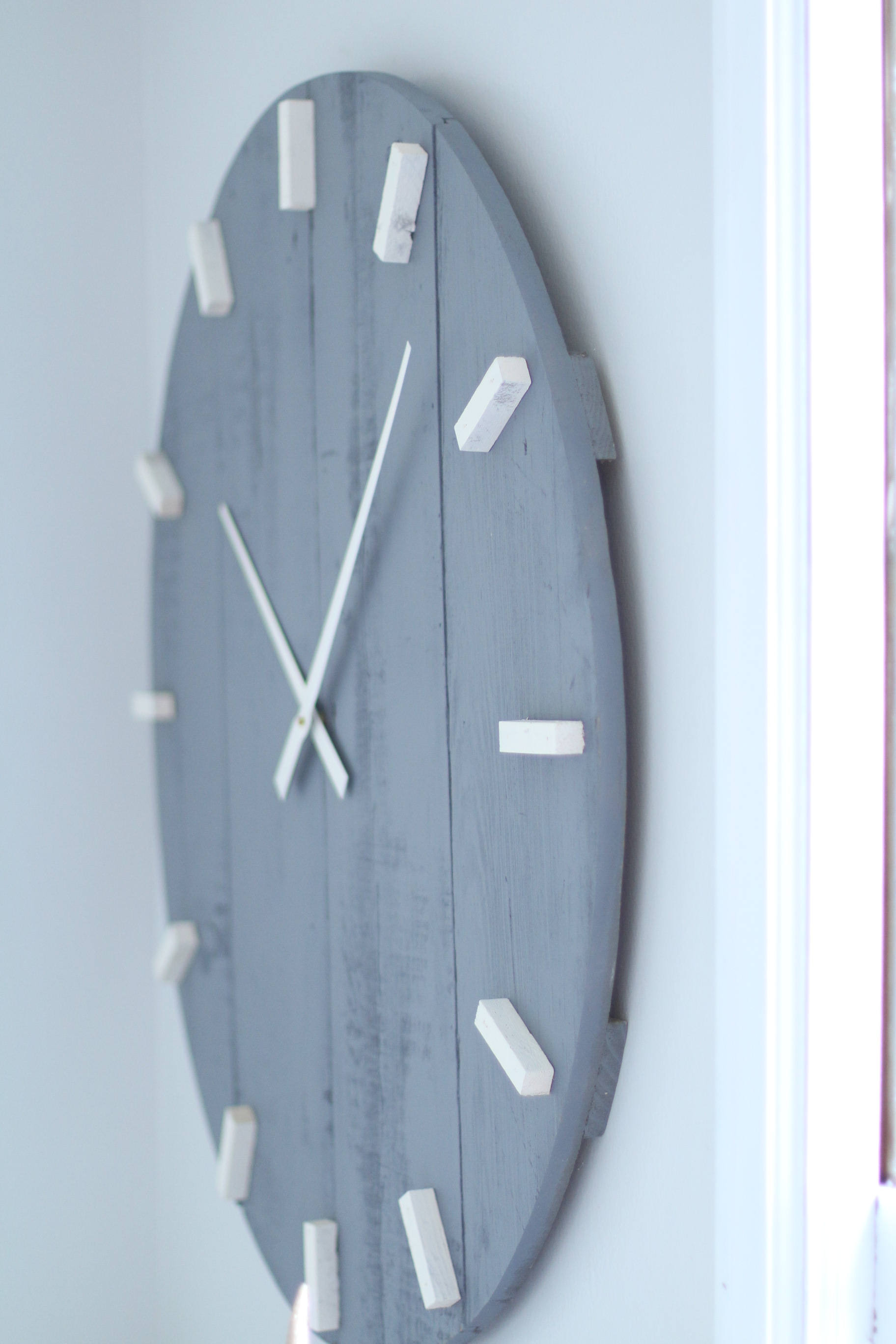 36 Sydney in Slate Large Wall Clock Oversized Wall - Etsy
