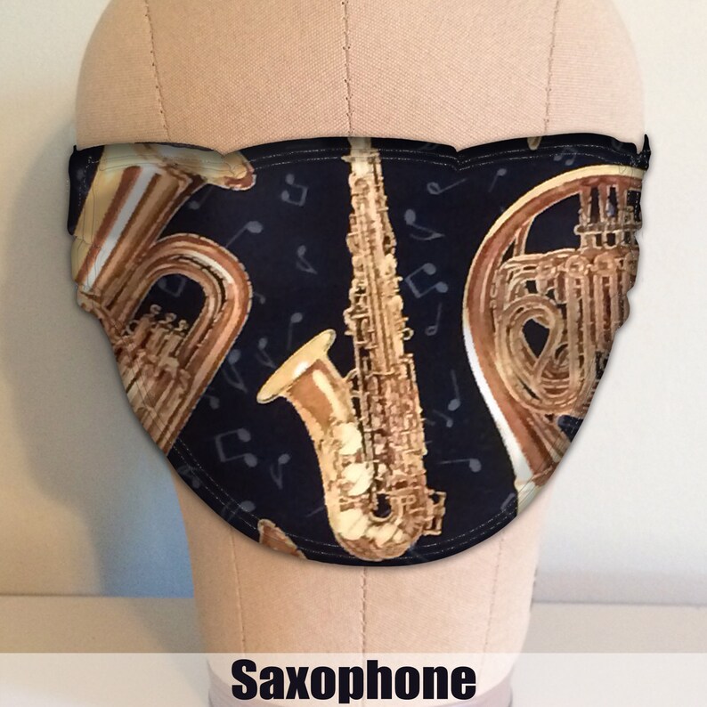 Brass Instrument Face Masks With Unique Filter Pockets Music - Etsy