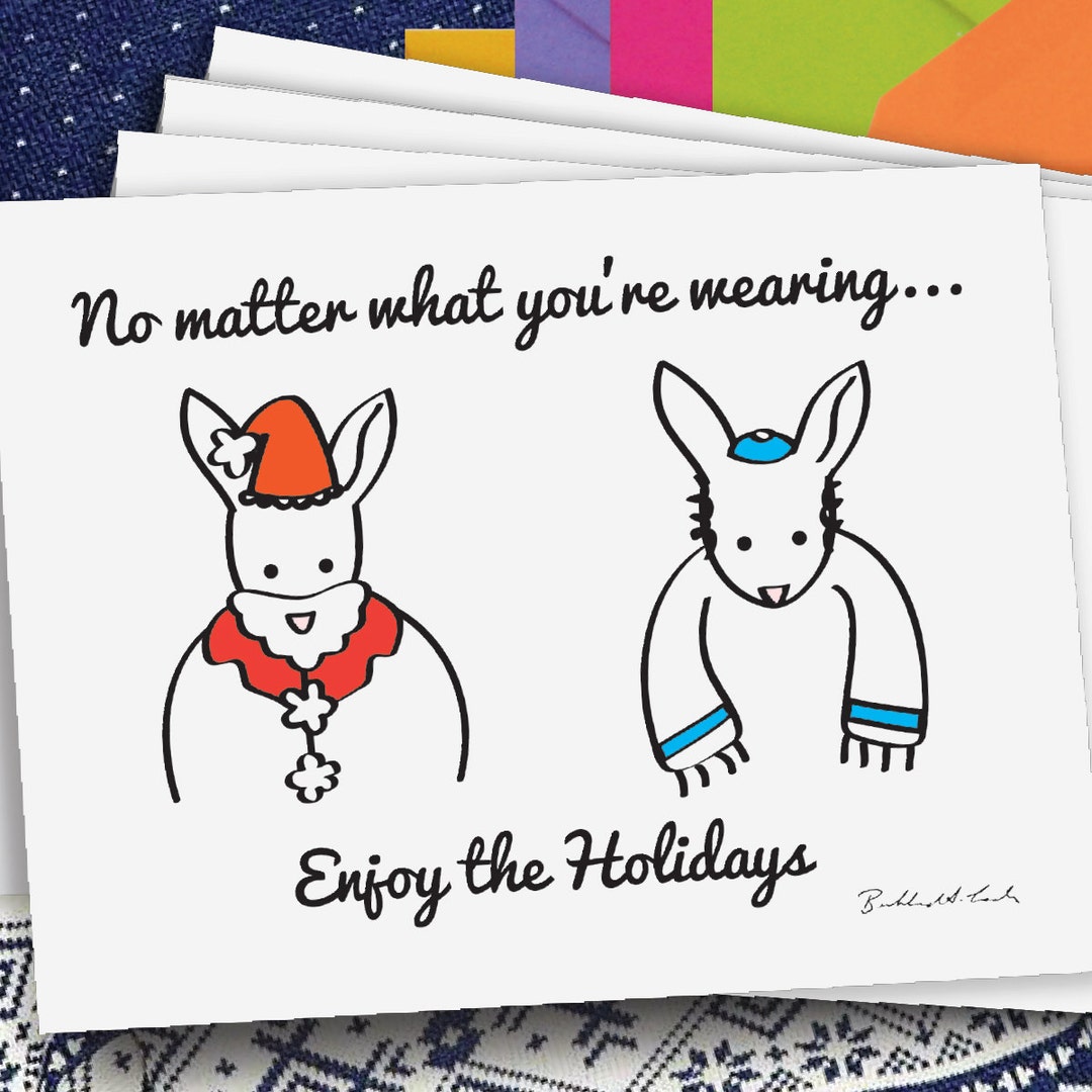 Enjoy the Holidays 8 Card Pack FREE SHIPPING Handmade - Etsy