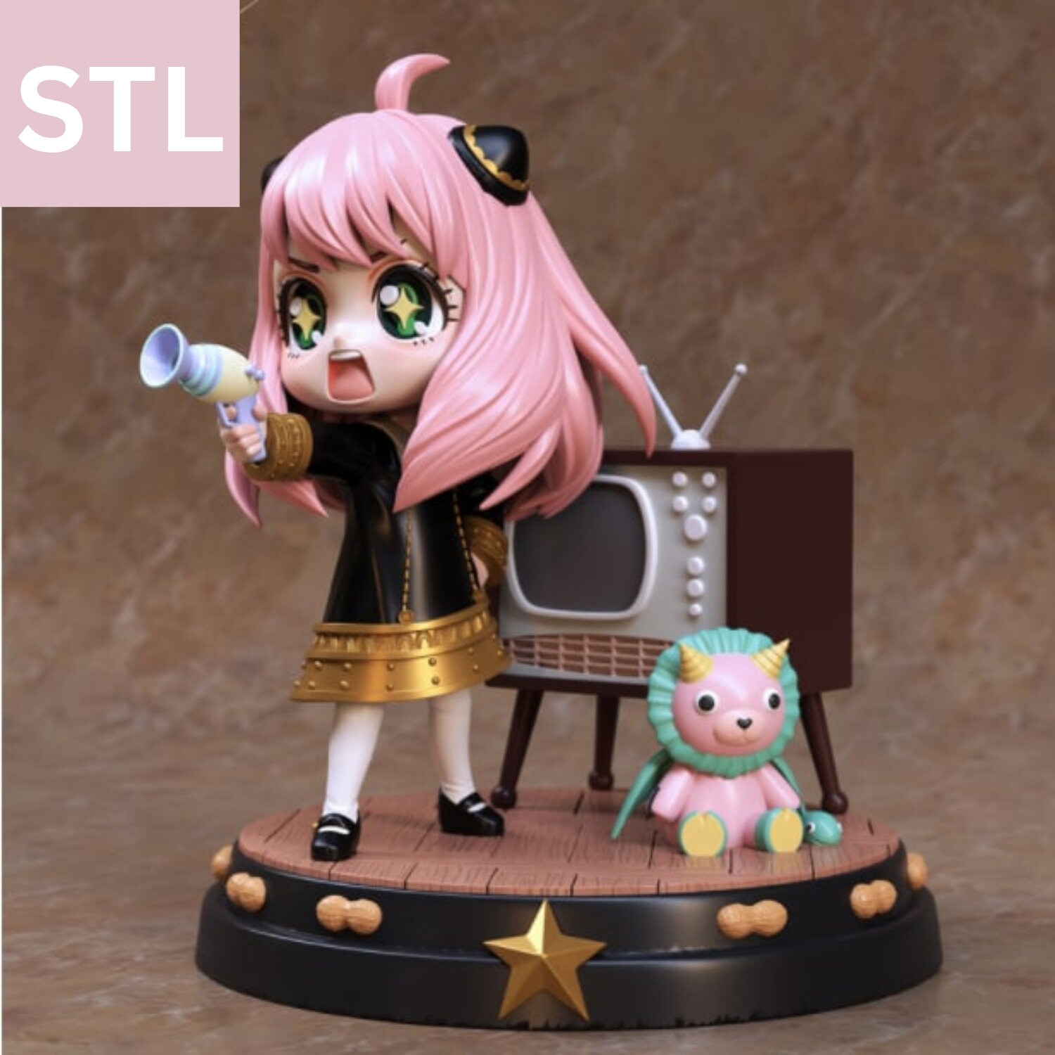 Anya Forge 3d Stl File, Anime Stl, 3d Print Model, Instant Download - Etsy