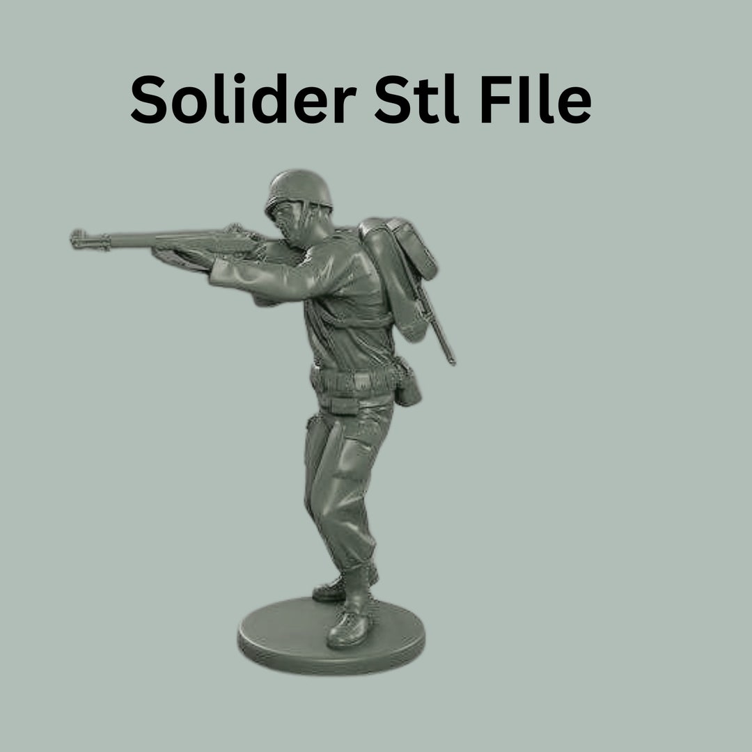 Soldier Stl File , World War 2 Soldier File , 3d Print Model Files - Etsy