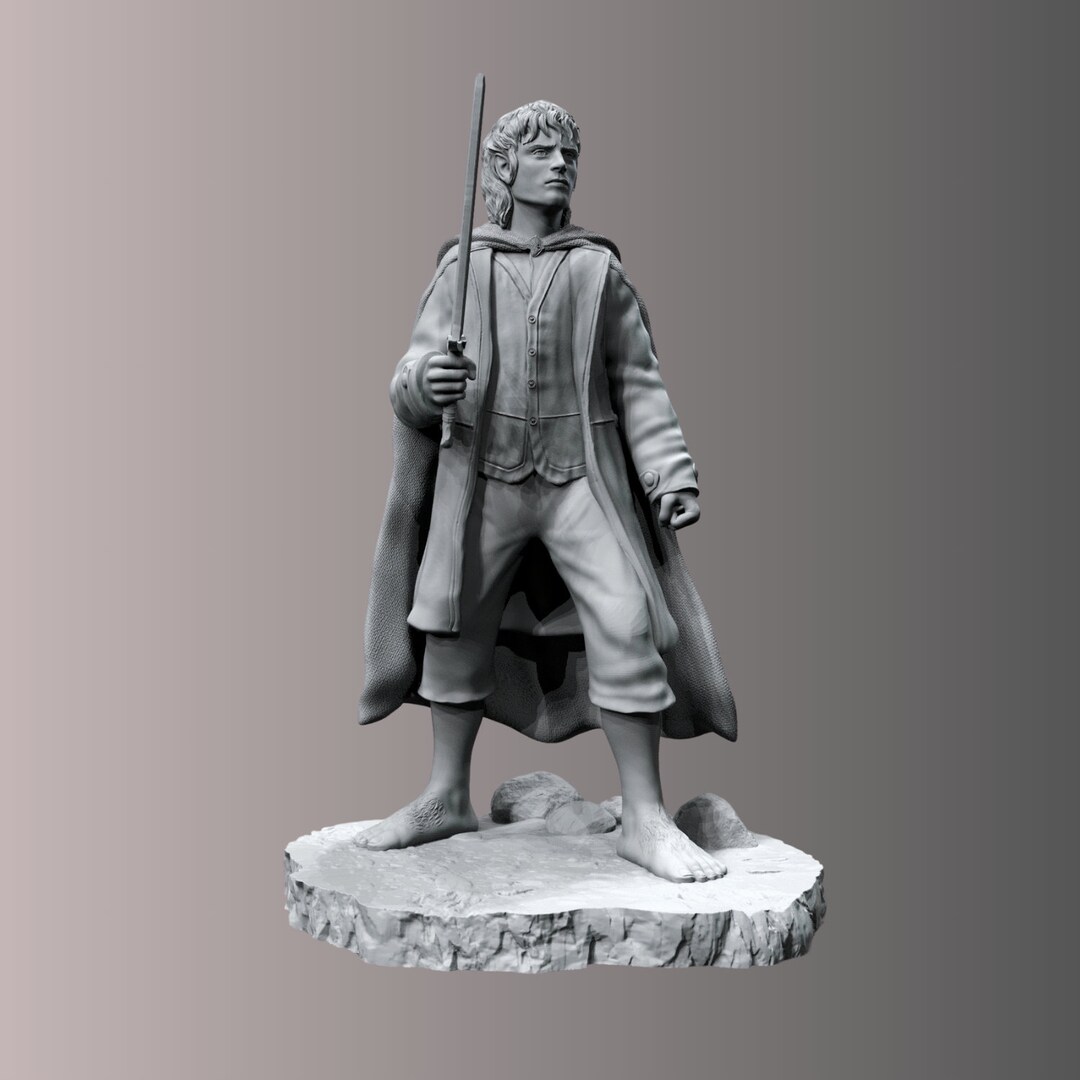 Frodo Lord of the Ring 3d Stl File . Lotr Stl File for 3d Printing ...
