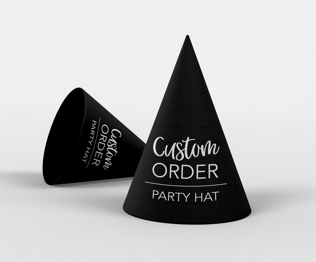 Custom Order - Matching Party Hats - DIGITAL FILE - Etsy