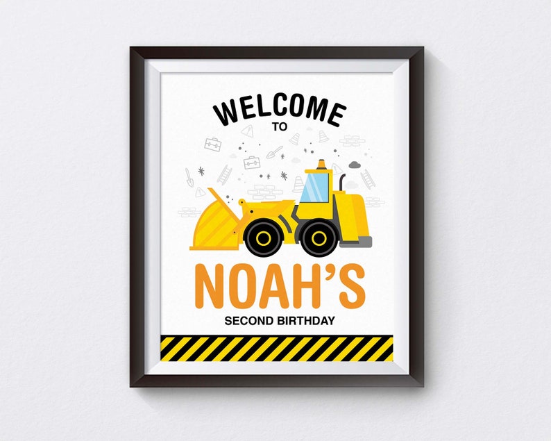 Construction Backdrop Design Construction Sign Construction - Etsy