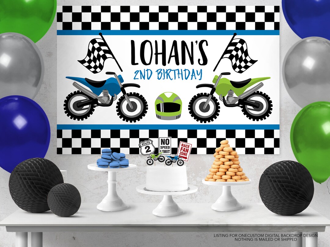 Motorcycle Backdrop Design, Dirt Bike Backdrop, Motor Bike Backdrop ...