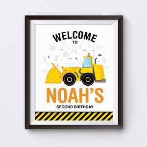 Construction Cake Topper, Printable File, Building Cake Toppers ...