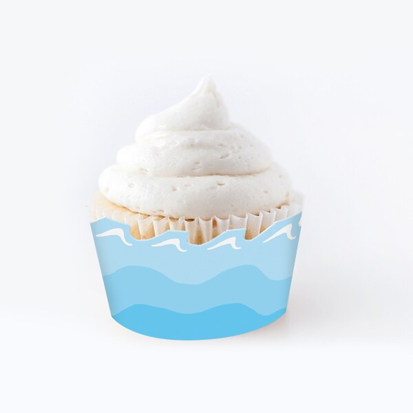 Wave Cupcake - Etsy