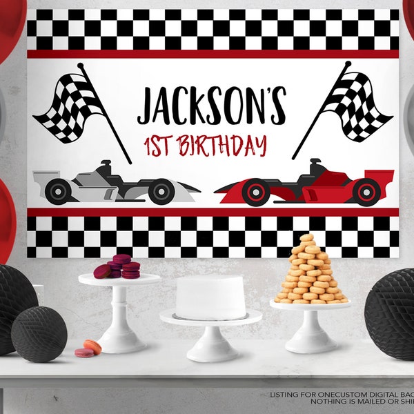 Racing Backdrop - Etsy