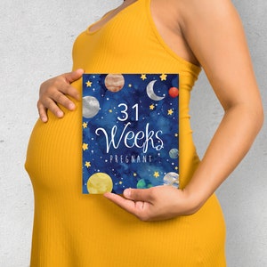 Pregnancy Week by Week Gender Neutral Space, Instant Download ...