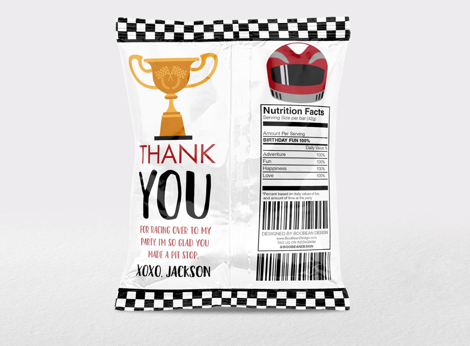 Race Car Chip Bag Racing Chip Bag Race Car Chip Bag Sleeve - Etsy Canada