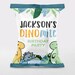 Cartoon Dinosaur Chip Bag Dino Chip Bag Dinosaur Car Chip - Etsy