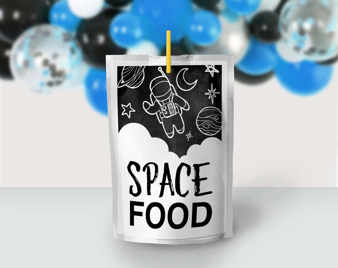 Black and White, Space Drink Pouch, Space Drink, Outer Space, Astronaut ...