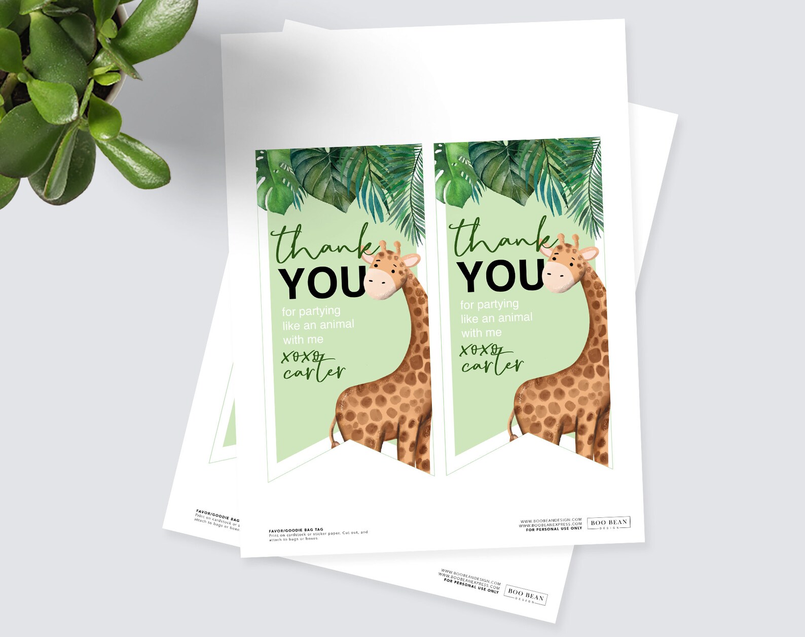 Zoo Animals Favour Labels Zoo Party Zoo Favor Tag Zoo | Etsy