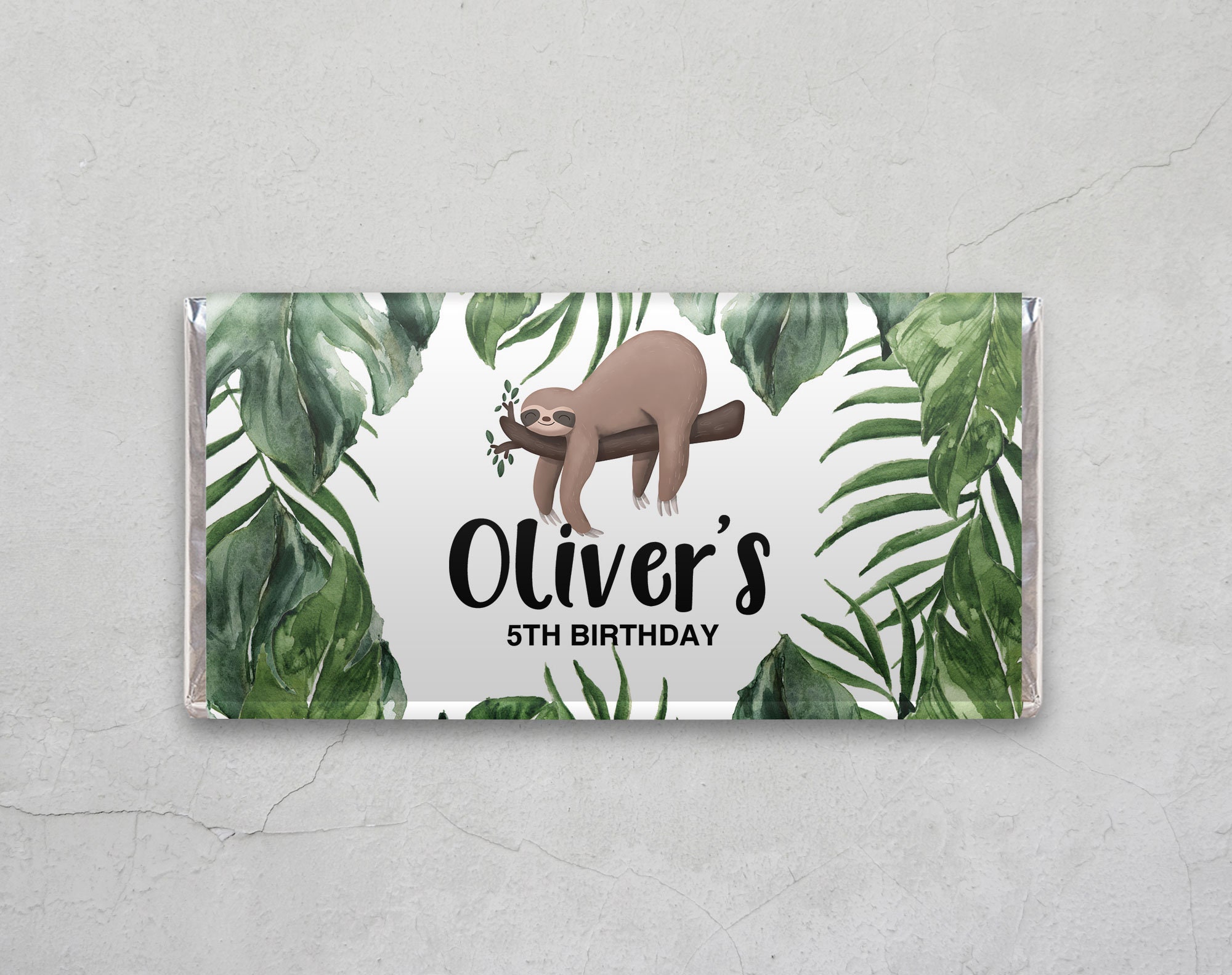 Sloth Water Bottle Label Sloth Label Sloth Water Label | Etsy