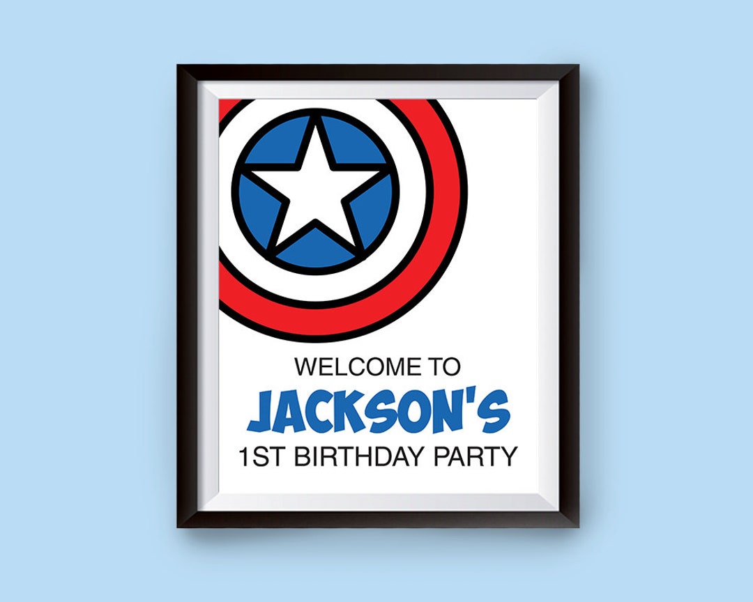 Superhero Welcome Sign, Super Hero Sign, Superhero Party, Hero Party ...