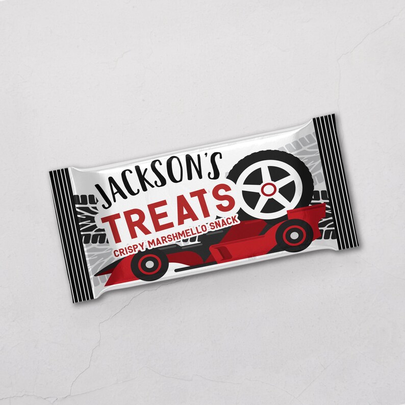 Race Car Chocolate Bar Wrappers Racing Chocolate Bar | Etsy