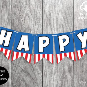 Super Hero Bunting Banner Printable Banner Superhero Party | Etsy