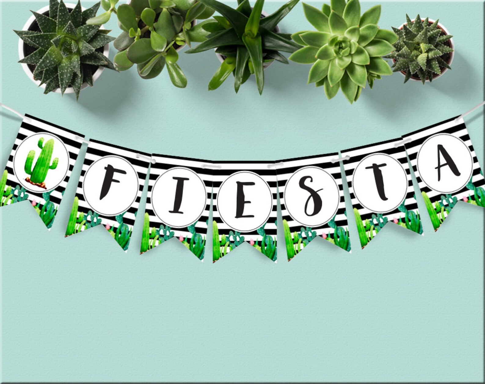 Fiesta Thank You Fiesta Muchas Gracias Cactus Invitation - Etsy