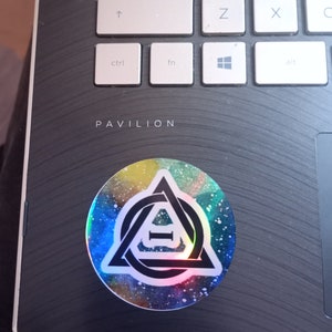 Therian Holographic Sticker, Theta Delta Logo, Thereotype Stationary ...