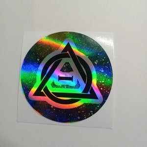 Therian Holographic Sticker, Theta Delta Logo, Thereotype Stationary ...