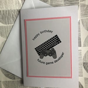 CLEARANCE Future Game Developer Card, Programmer Greetings, PC User ...