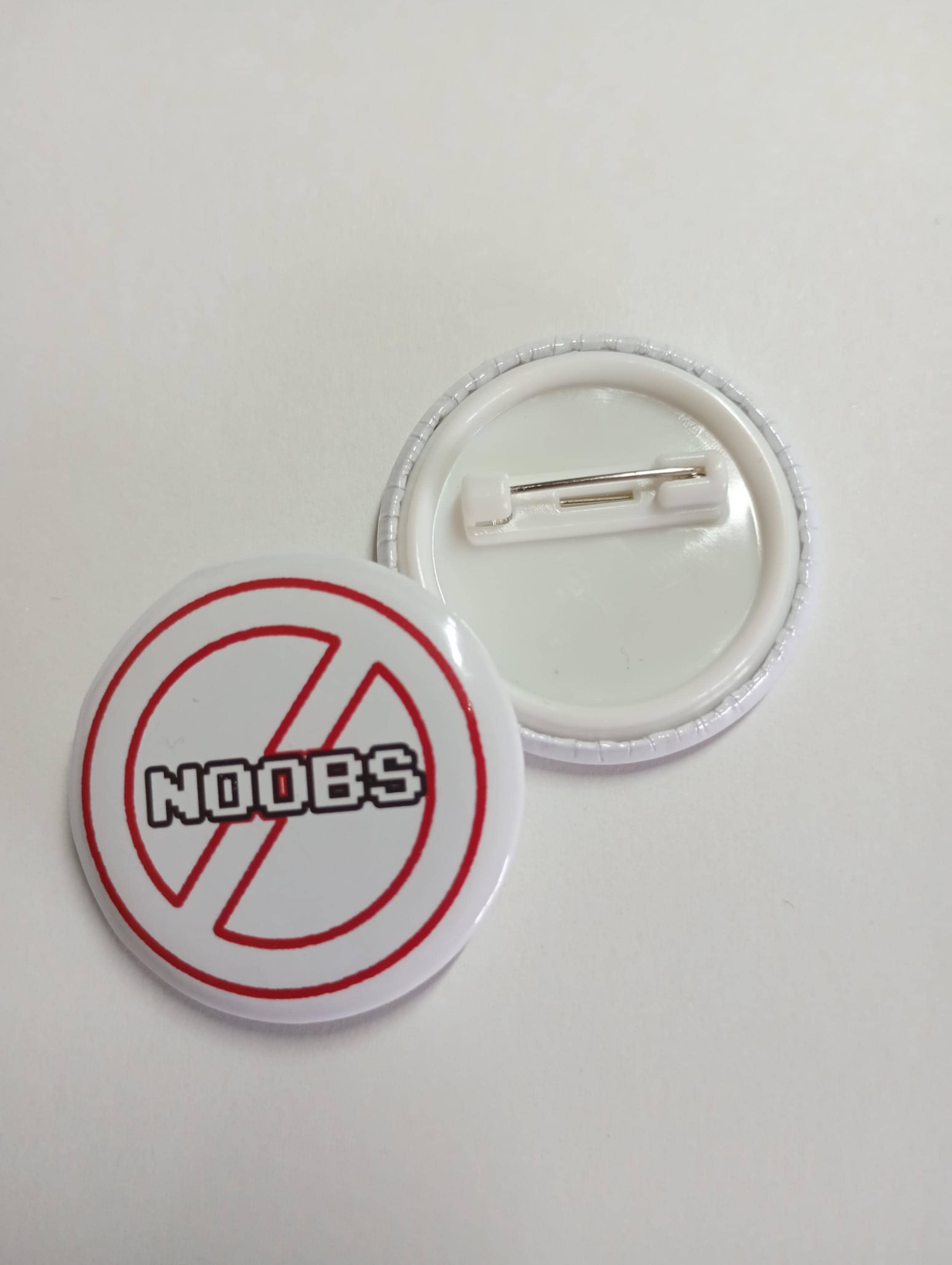 No Noobs Allowed Badge, Noob Gaming Badge, Videogame Fan Gift, Gamer ...