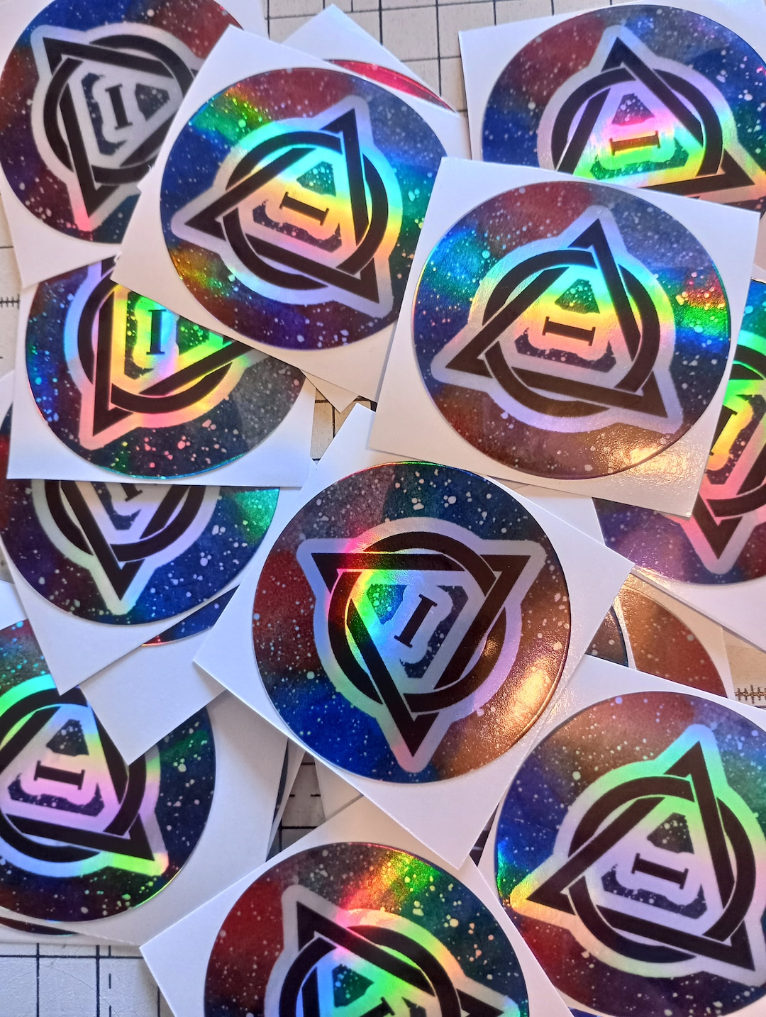 Therian Holographic Sticker, Theta Delta Logo, Thereotype Stationary ...