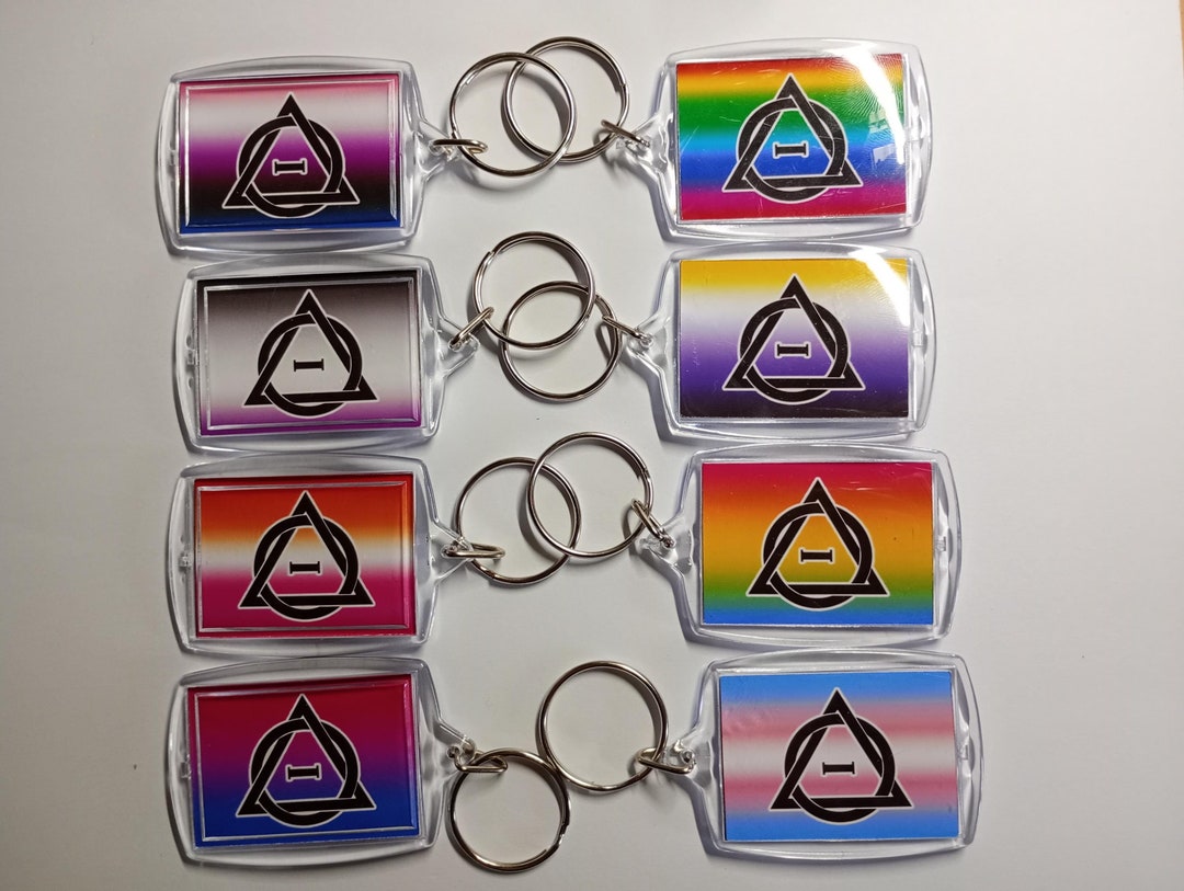 Therian Pride Keyring, Therian Keyfob, Otherkin Accessory ...