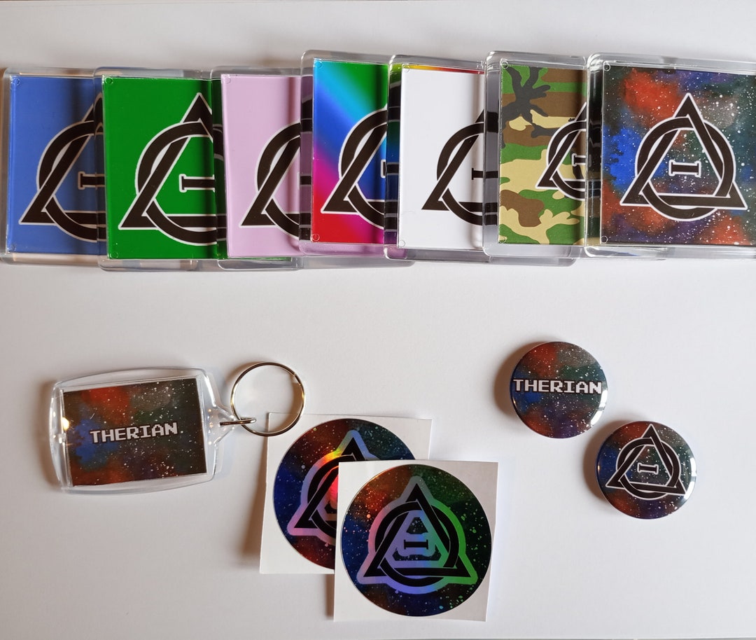 Therian Gift Set, Therian Badges, Gift for Therianthropes, Otherkin ...