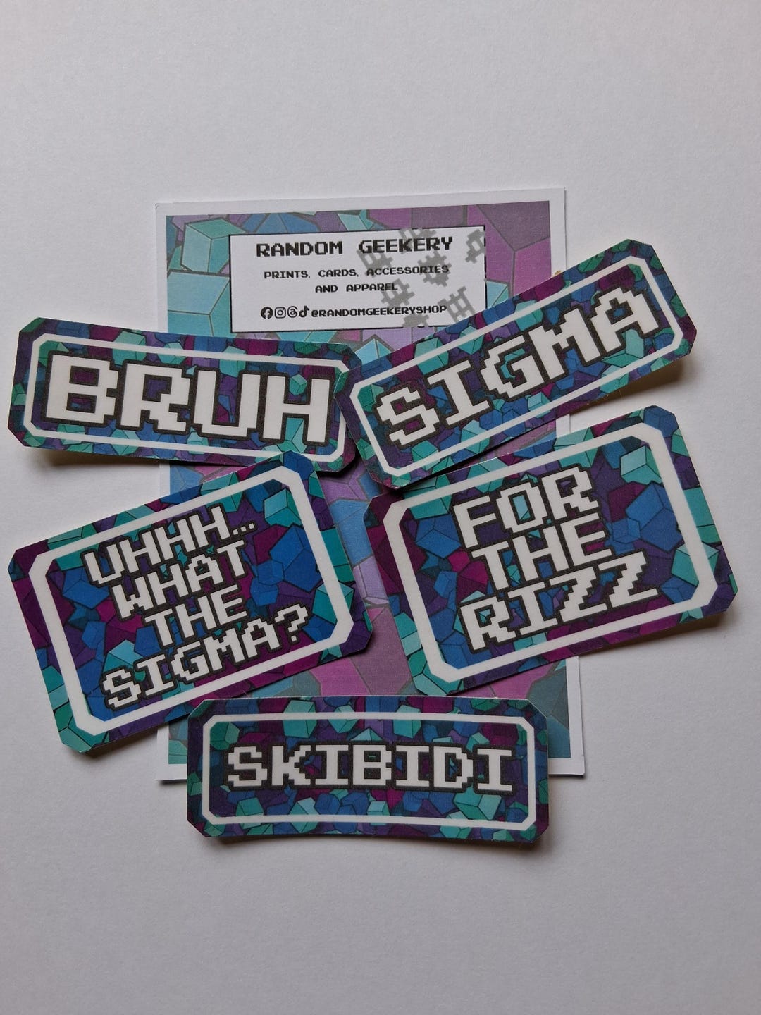 Meme Inspired Sticker Set, Gift for Teens, Skibidi, What the Sigma ...