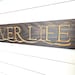 Carved Wooden Sign - River Sign - Carved Wood Plaque - Cottage Sign ...