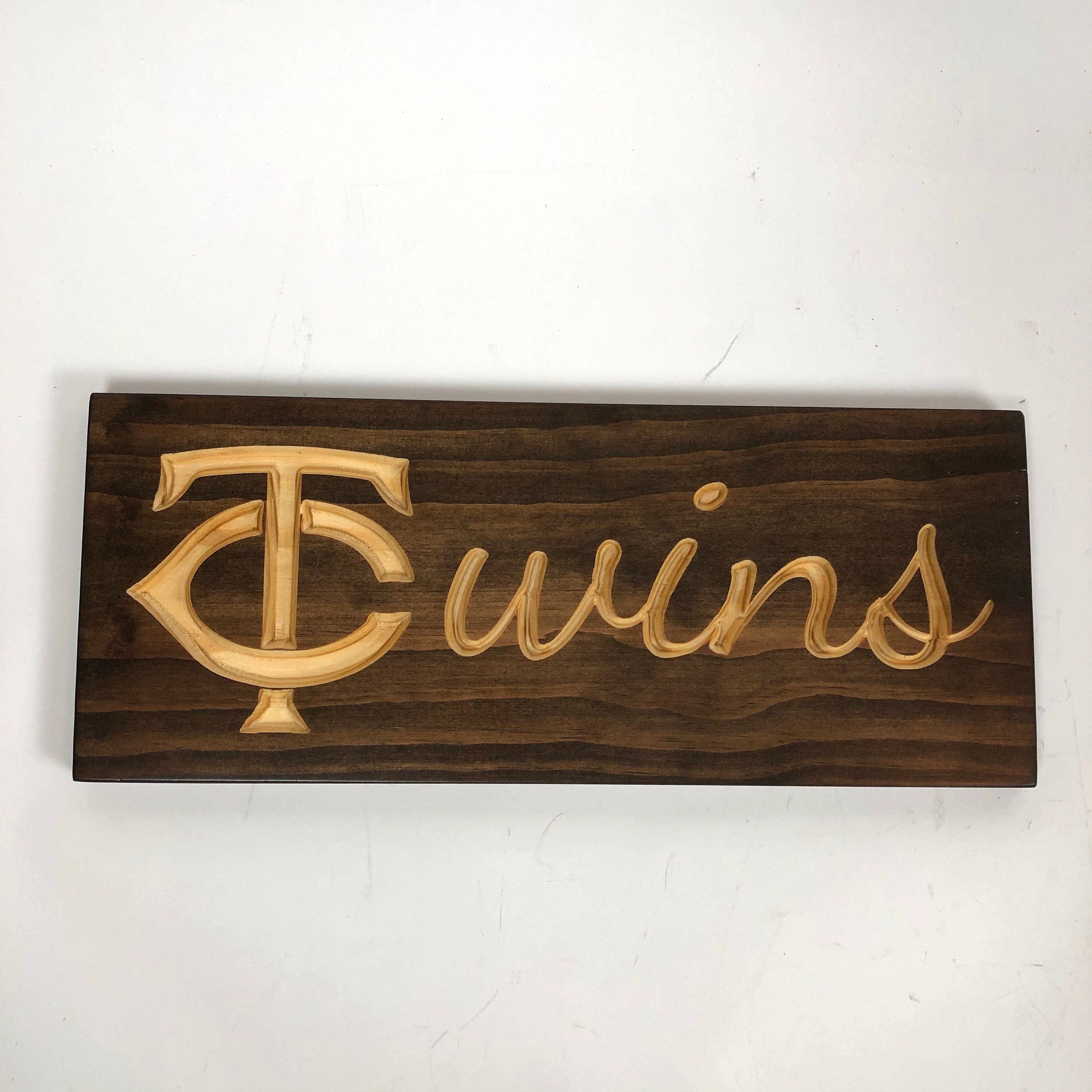 Minnesota Twins Carved Wood Sign Minnesota Pride MN Twins | Etsy