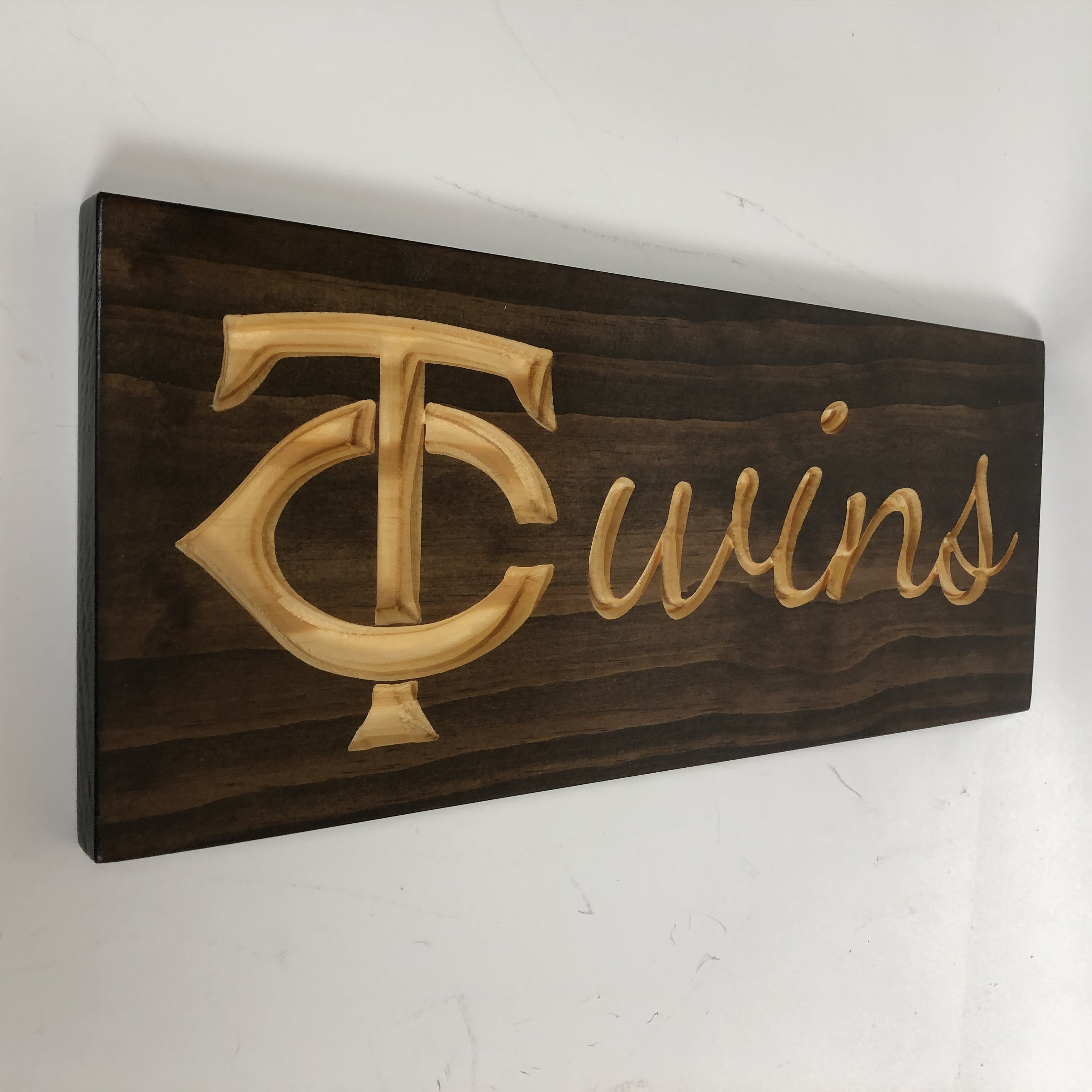Minnesota Twins Carved Wood Sign Minnesota Pride MN Twins | Etsy