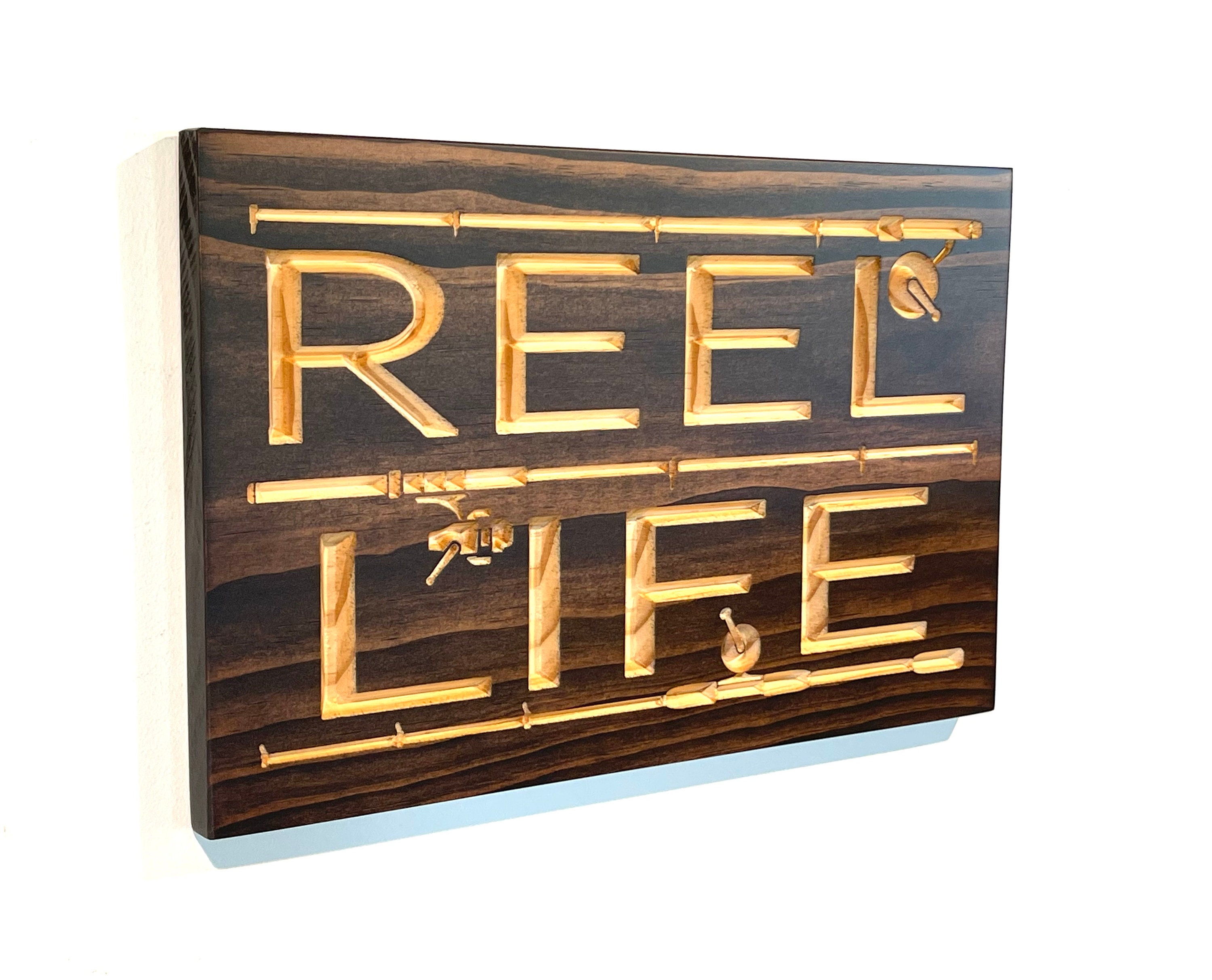 Wooden Fish Signs - Fish-themed Plaques - Cabin Fish Art - Lake House ...