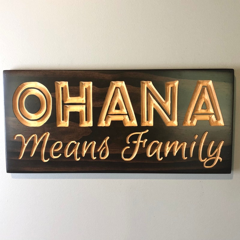 Ohana Wood Sign - Etsy