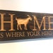 Goat Herd Home Home Carved Wooden Signs-herd Sign-wood Decor - Etsy