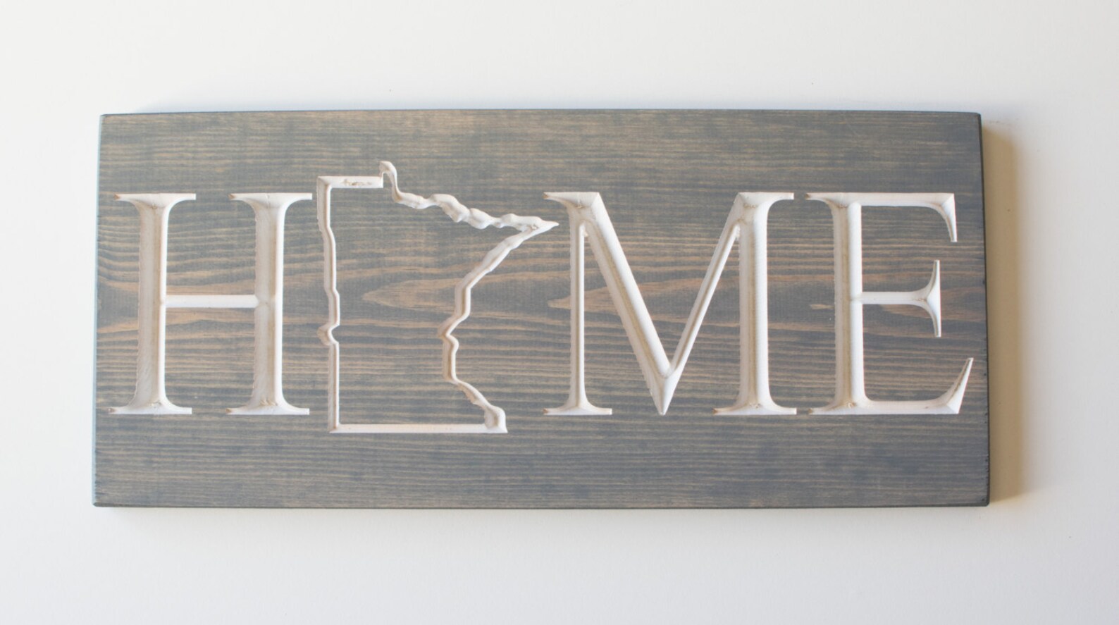 Minnesota Home-carved Wooden Sign - MN Home - MN Sign - Home Sign ...