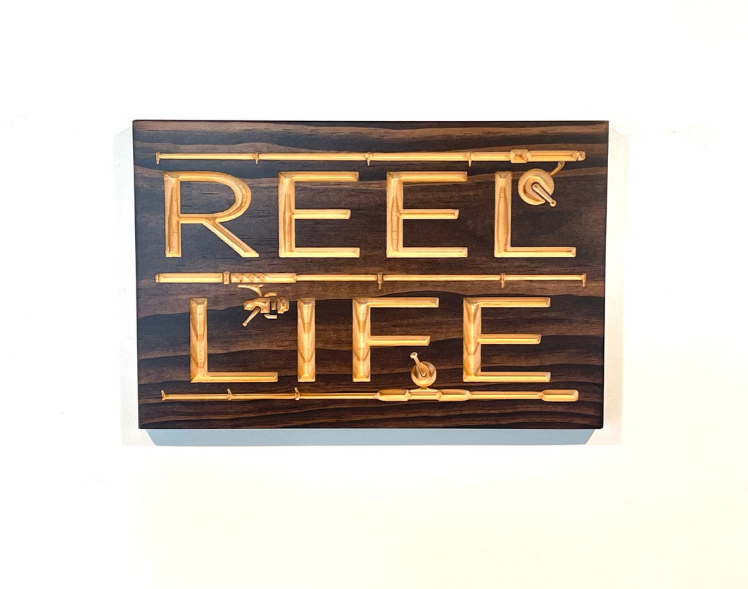 Wooden Fish Signs - Fish-themed Plaques - Cabin Fish Art - Lake House ...