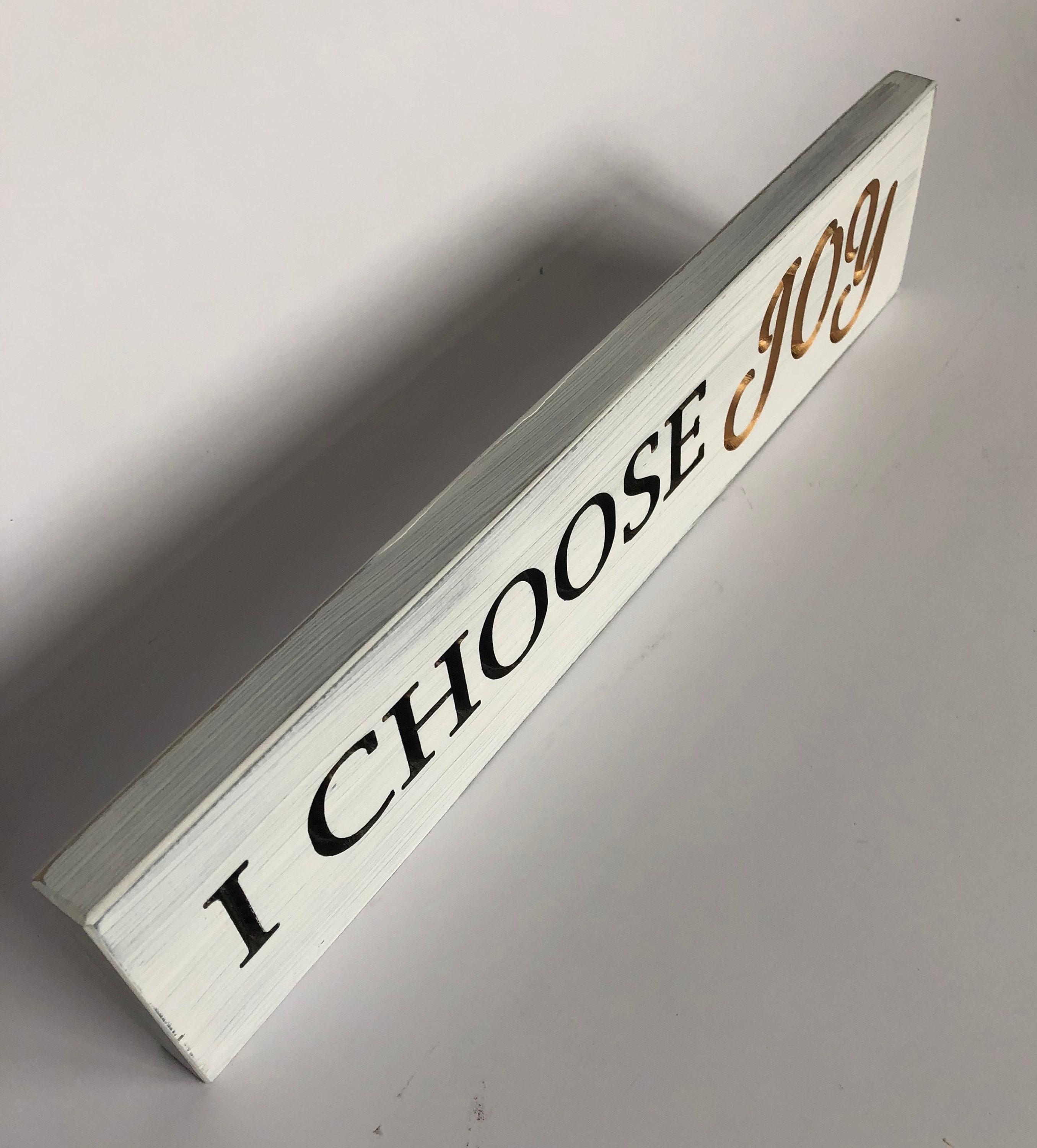 Wooden Sign With Saying I Choose Joy Wooden Sign - Etsy