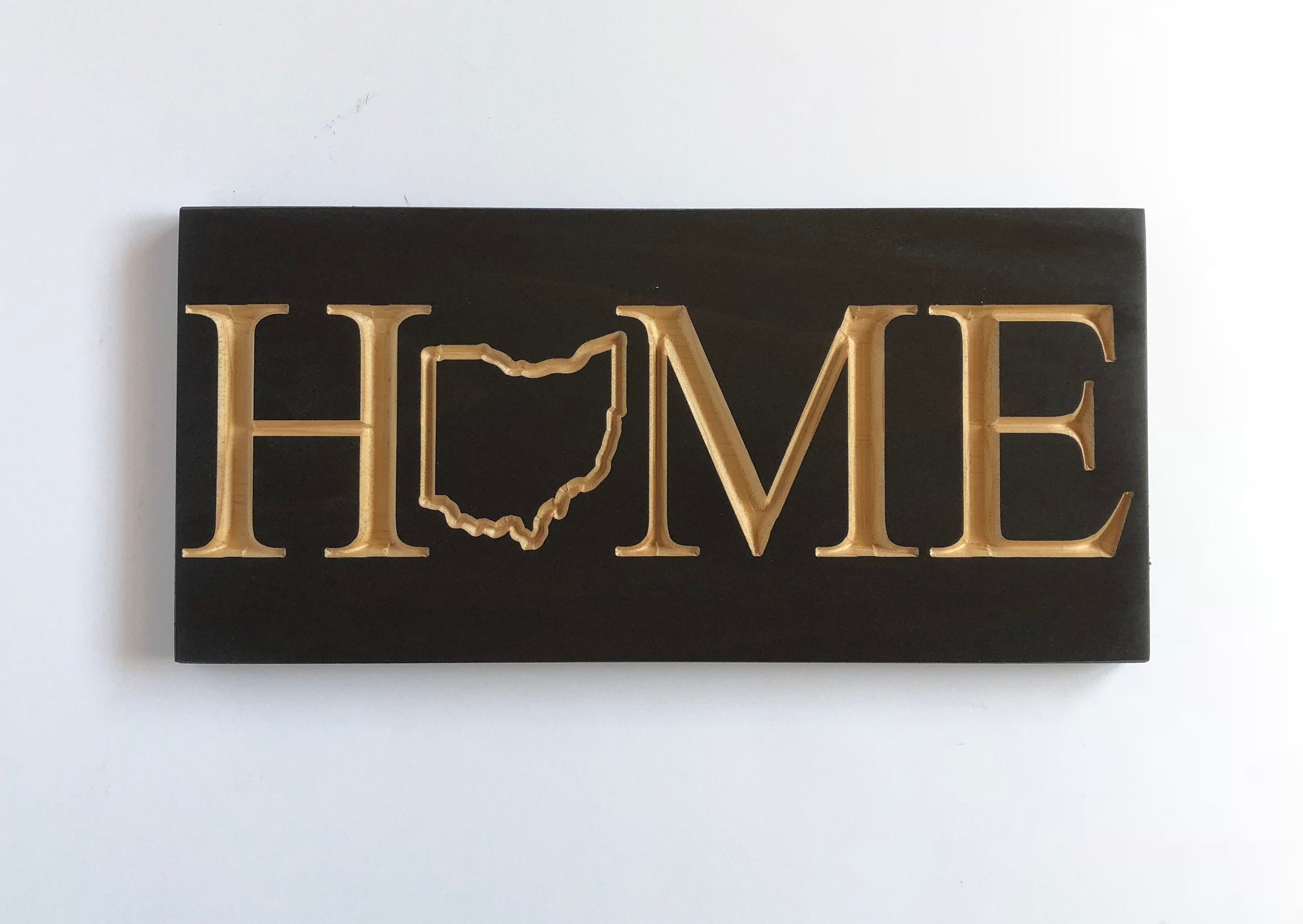 Ohio Home-oh Carved Wooden Signs OH State Sign Wood Decor - Etsy UK