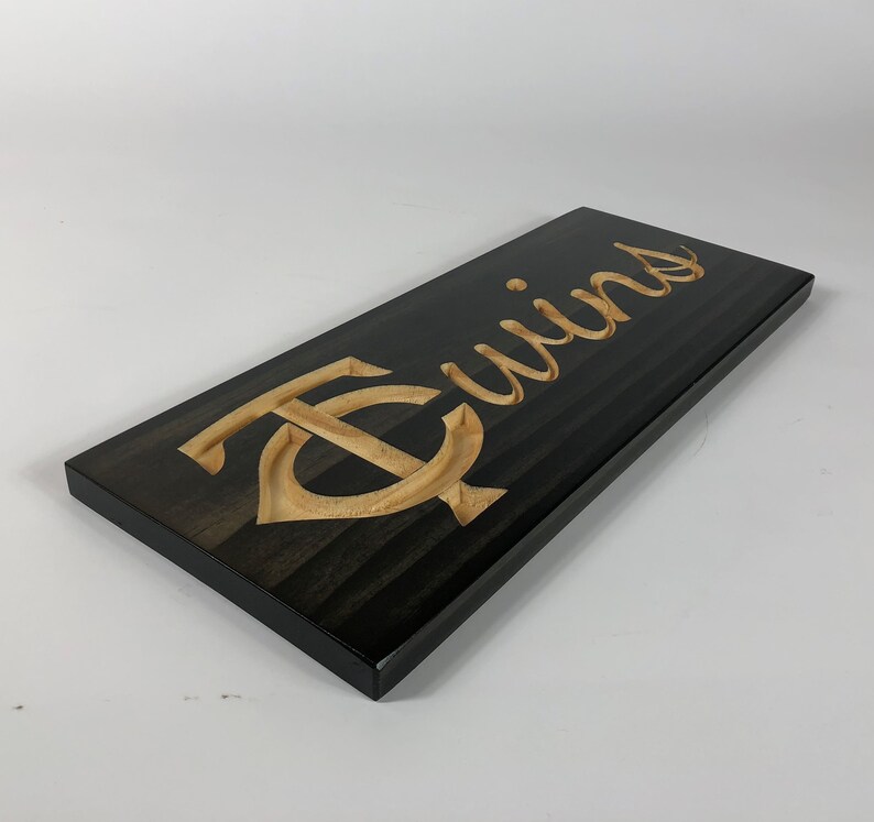 Minnesota Twins Carved Wood Sign Minnesota Pride MN Twins - Etsy