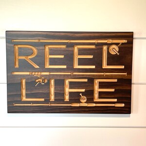 Wooden Fish Signs - Fish-themed Plaques - Cabin Fish Art - Lake House ...