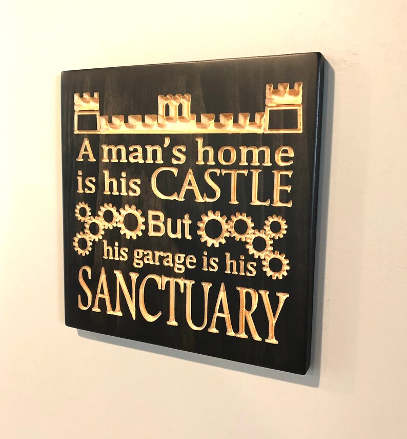 Wooden Signs With Sayings Garage Sign Plaques With | Etsy