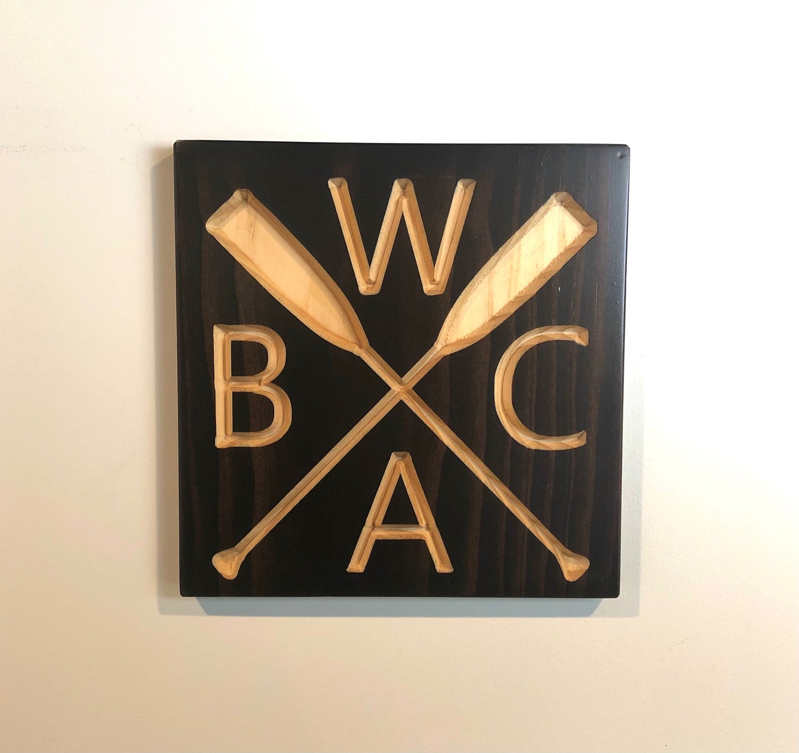 Carved Wooden Sign BWCA Sign Cottage Sign Boundary - Etsy