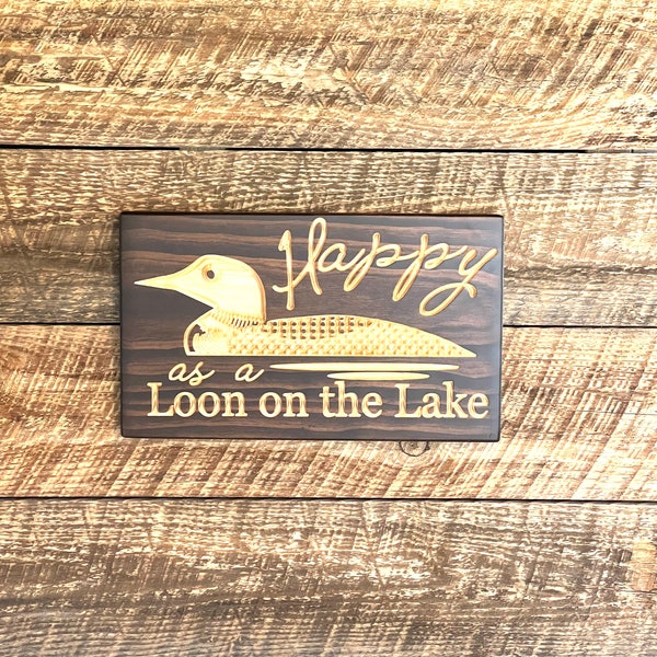 Carved Loon - Etsy