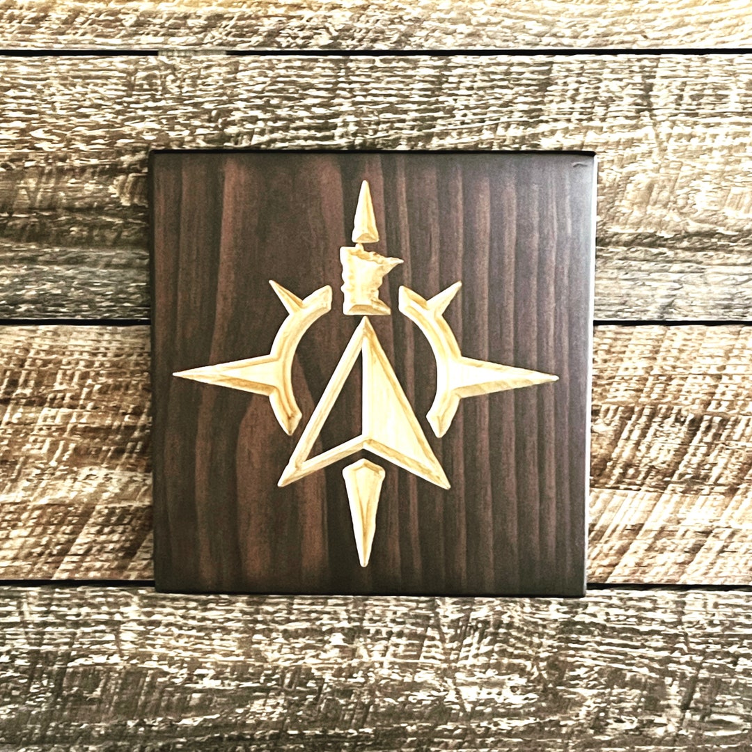 Carved Wood Compass Sign – Cabin Decor, Lake House Art - Etsy