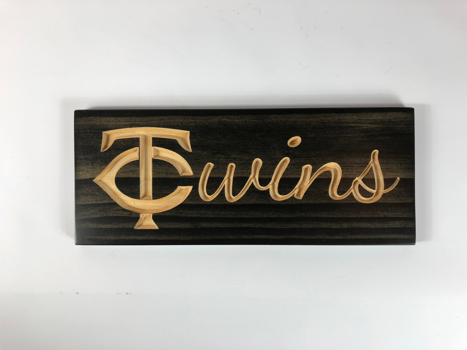 Minnesota Twins Carved Wood Sign Minnesota Pride MN Twins - Etsy